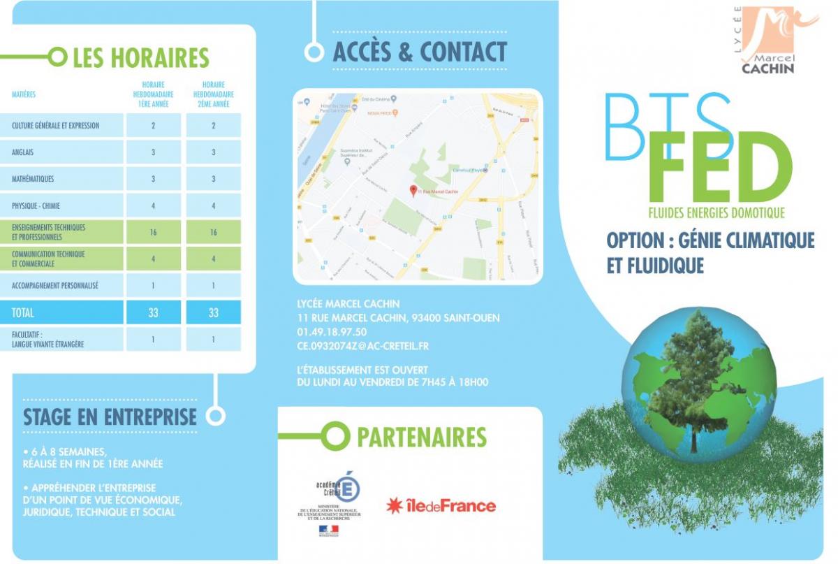 Le BTS FED option GFC -Lycée Marcel Cachin